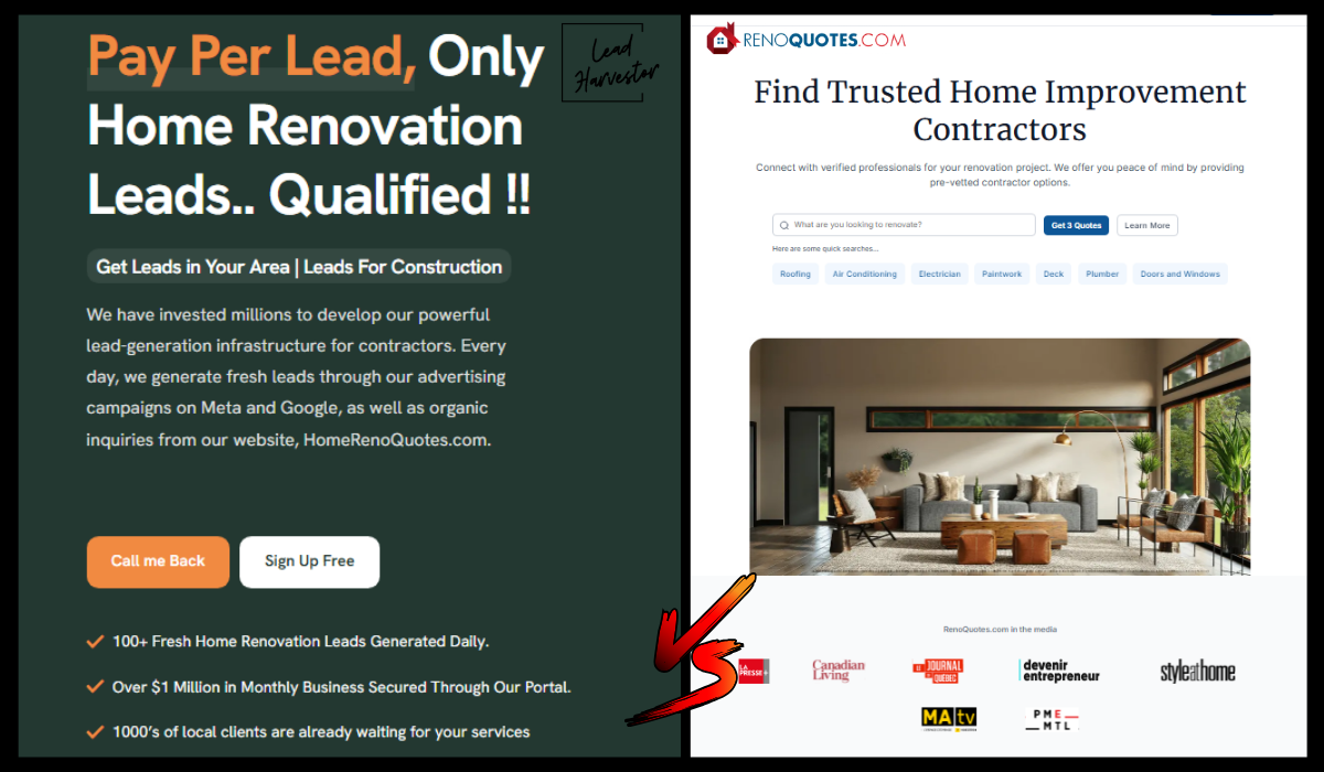 Lead Harvestor vs. Reno Quotes